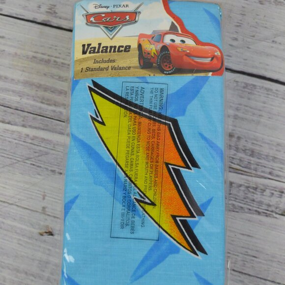 Disney | Accents | Disney Pixar Cars Blue Lightning Bolt Curtain Rod ...